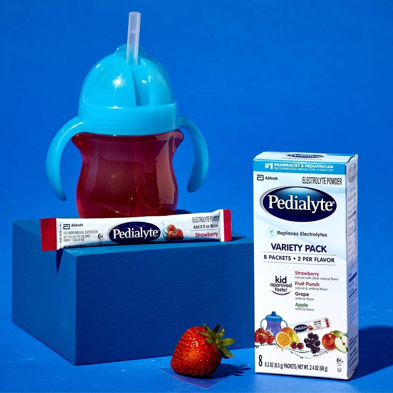 Pedialyte Electrolyte Powder Packets, Variety Pack, Hydration Drink ...