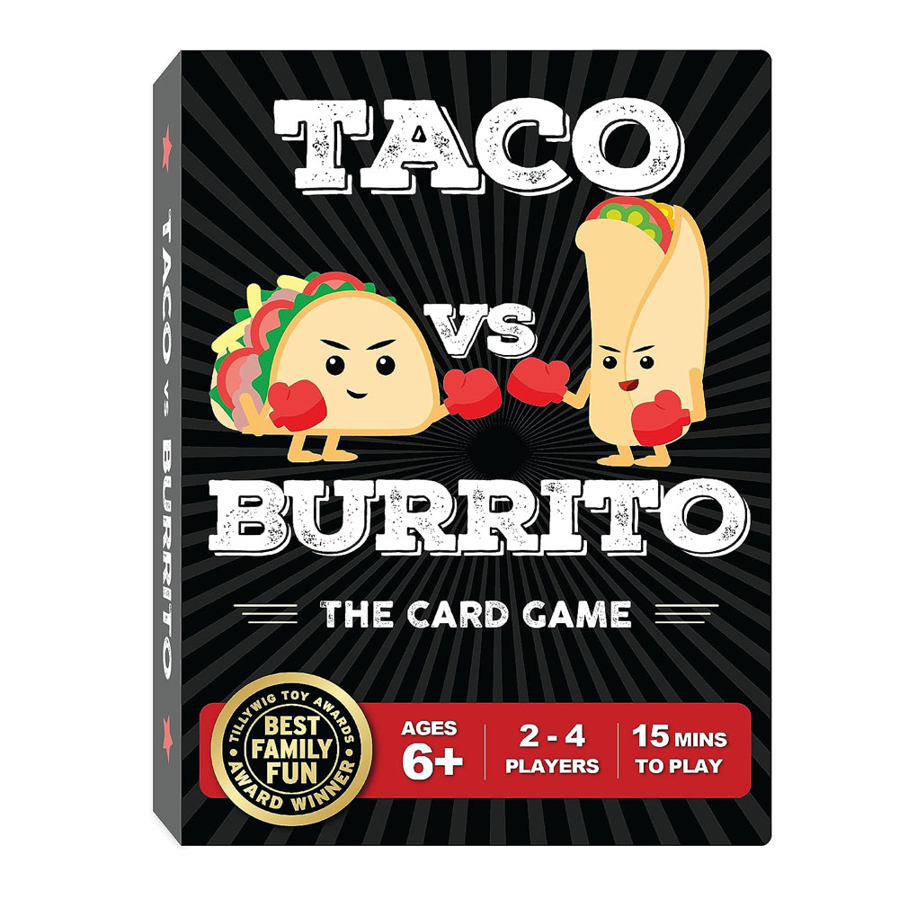 Taco vs Burrito Card Game- Wildly Popular Perfect for Boys, Girls, Kids ...