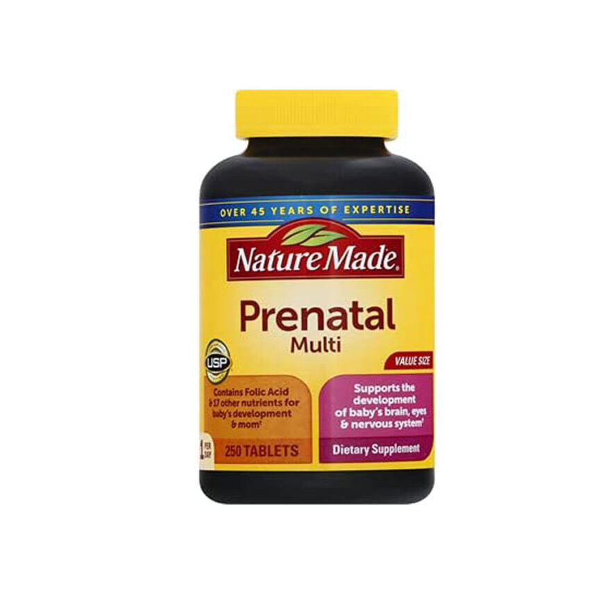 Nature Made. Prenatal Multi, + DHA 200mg 150 Tabs – Fast Track Products ...